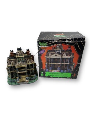 LEMAX Spooky Town Collection Gothic Haunted Mansion With Box Working ...