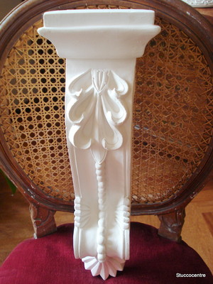 Stuck - Konsole aus Gips - Kaminkonsole - stucco - 53 cm 105-1111 ...