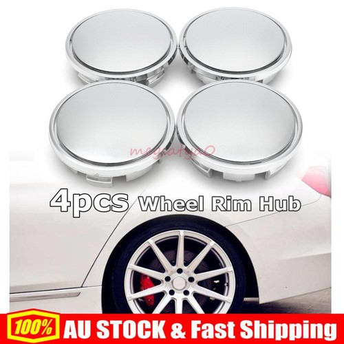 4x 65mm Universal Car Auto Wheel Center Caps Central Hub Blank Centre ...