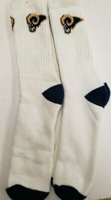 NFL St. Louis Rams Mens Socks - Size: 10-13, New (Lot of 2 Pair - T&H ...