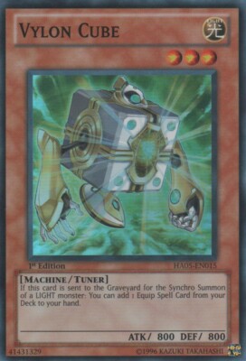 YGO-1x-Near Mint-Vylon Cube - HA05-EN015 - Super Rare - 1st Edition ...