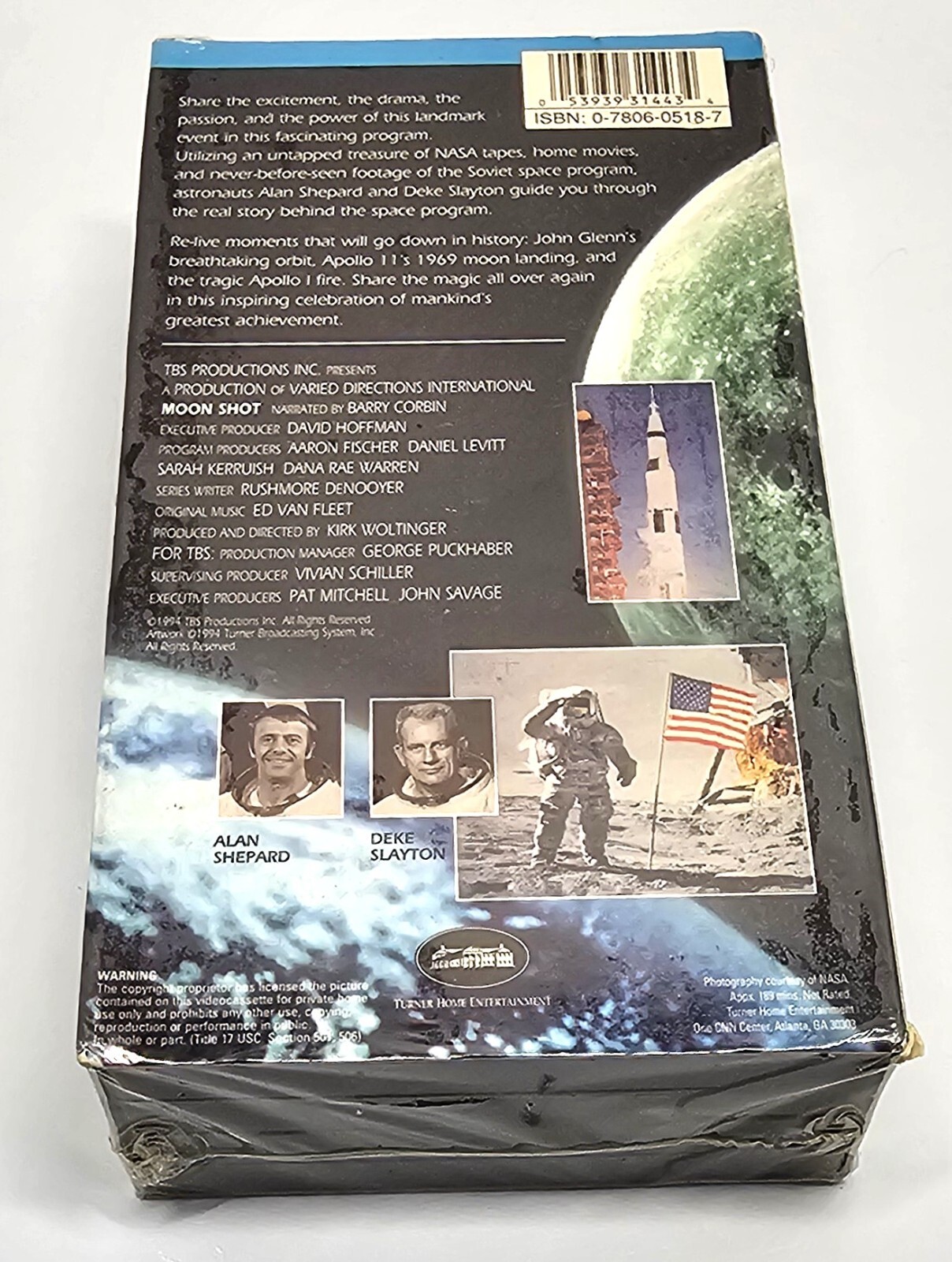 Moon Shot 2 Tape VHS 1994 Turner Home Entertainment Brand New Sealed | eBay