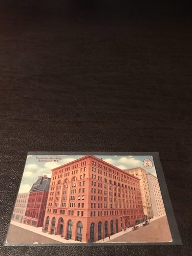 VINTAGE POSTED POSTCARD EQUITABLE BUILDING, BALTIMORE, MARYLAND / 1917 ...