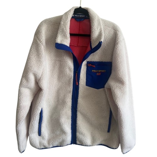 Polo Sport Ralph Lauren fleece red rocks jacket full zip size XL | eBay