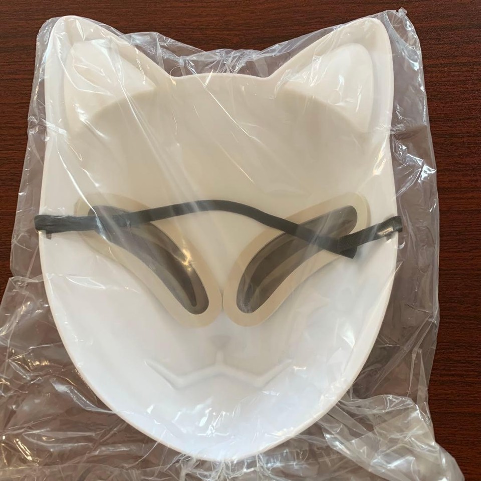 Demon Slayer Makoto Fox Mask Cosplay Halloween Unused Japan | eBay