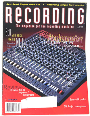Home & Studio RECORDING Magazine - December 1997 - FREE SHIPPING! | eBay