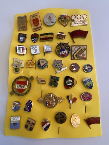 Historical NOC Pin Collection Including Singapore, Ethiopia, Mexico ...