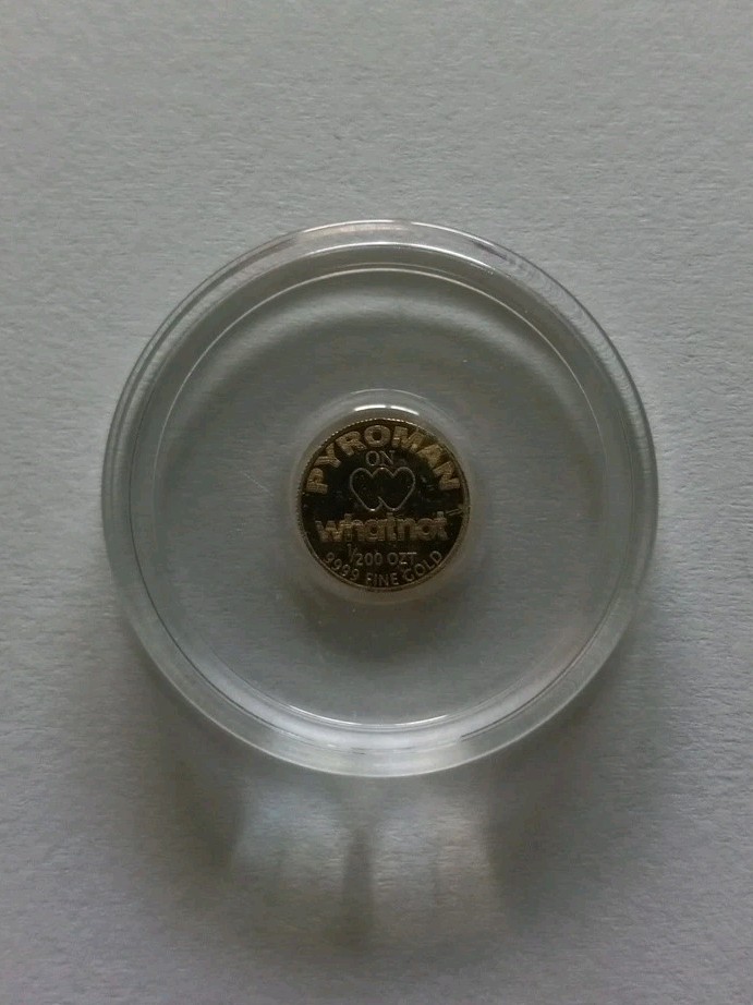 1/200th oz Gold Round, Zombie Bigfoot, Pyromanjim Limited Edition | eBay