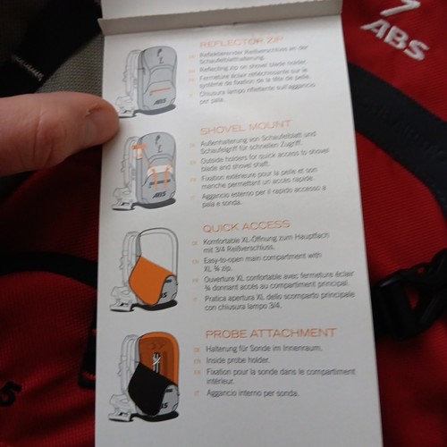 ABS Airbag Vario 5 XT Avalanche Ski Doo Snowmobile Backpack NWT | eBay