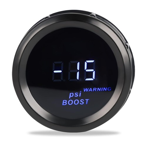 Digital Boost Gauge 52mm -30-30 PSI Turbo Pressure Meter 2" with Boost ...