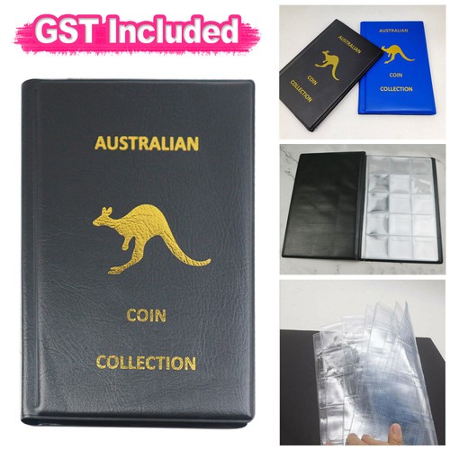 NEW 150 Coins Coin Album Australian Coin Collection Folder Book Holds ...