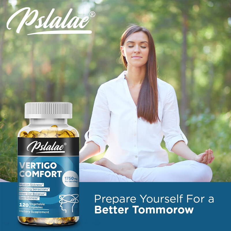 Vertigo Comfort Capsules 1750mg - Dizziness Relief Supplements, Body ...
