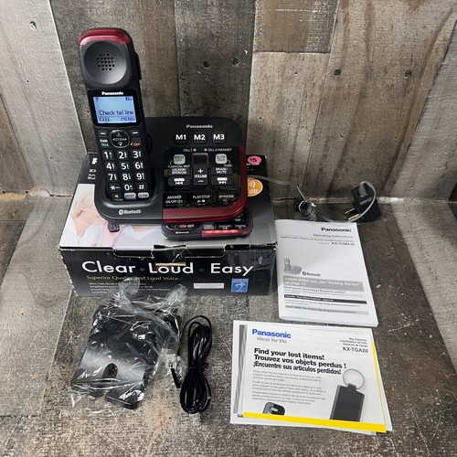 Panasonic Amplified Cordless Phone with Slow talk KX-TGM430B - 1 ...