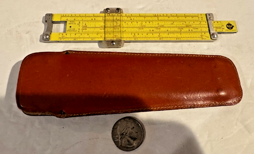 Pocket Sized Pickett & Eckel N-600 ES LOG LOG SPEED SLIDE RULE ...