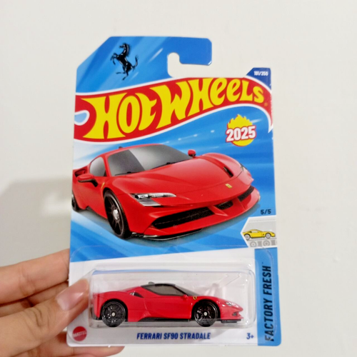 Hot Wheels 2025 Case J Ferrari SF90 Stradale - International Card #191 ...