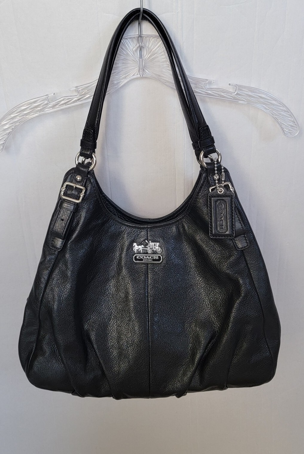 Coach Madison Maggie Leather Shoulder Bag - Gem
