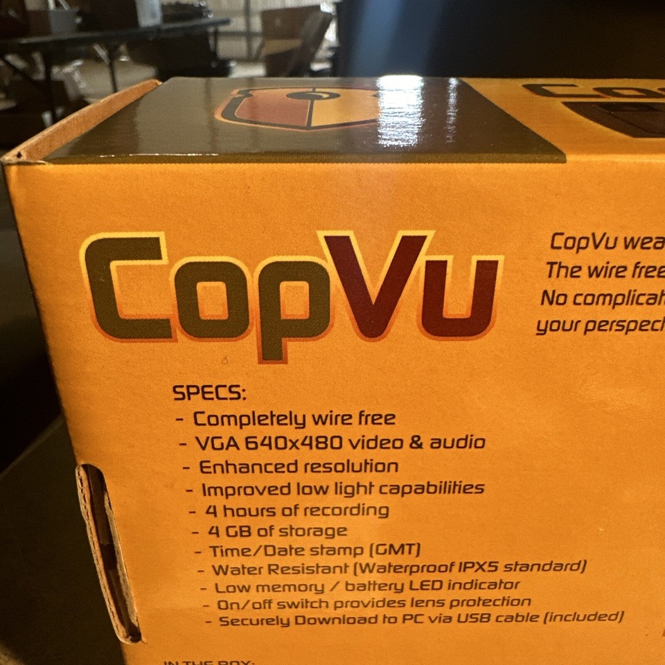 WatchGuard Copvu Wearable Body Camera For Law Enforcement | eBay