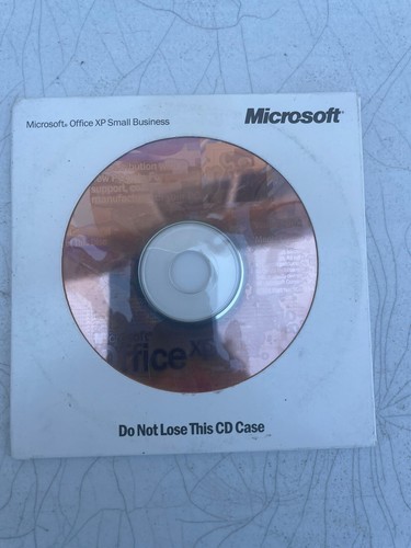 Microsoft Office XP Small Business Version W/ Product Key Software Disc ...