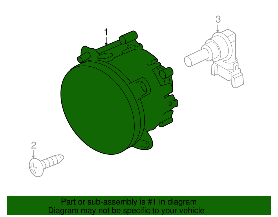 Genuine Land-Rover Fog Lamp LR057400 | eBay