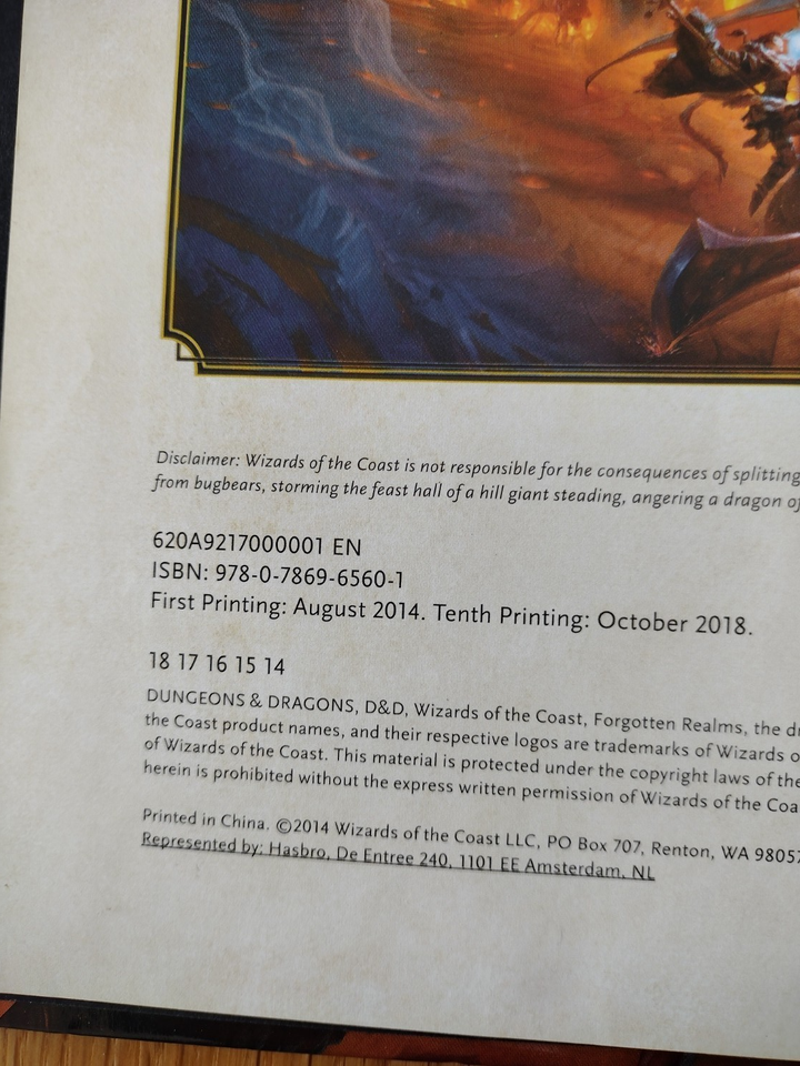Player's Handbook Dungeons and Dragons D&D 5e DND | eBay UK