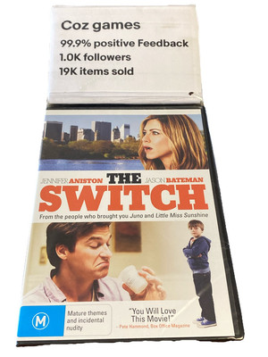 THE SWITCH DVD REGION 4 BRAND NEW & SEALED JENNIFER ANISTON JOHN ...