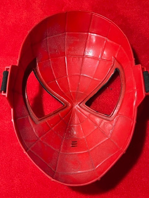 Vintage Spider-Man Plastic Costume Mask – Marvel Superhero Dress Up ...