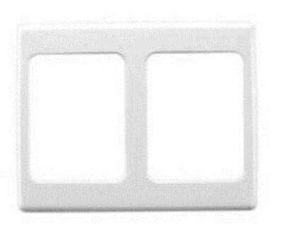 2x Clipsal 2000-SERIES TWO GANG FLUSH SURROUND 148x116mm Vertical ...