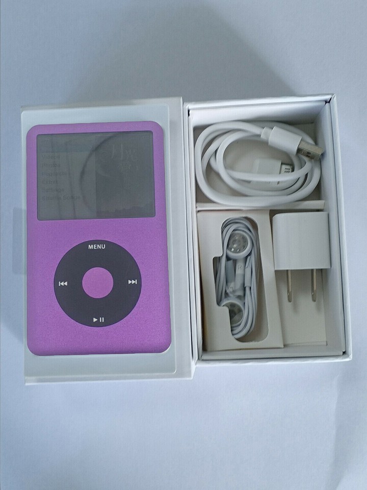 Apple iPod Classic 7th Generation ,(256GB) ,Purple & Black ,Sealed | eBay
