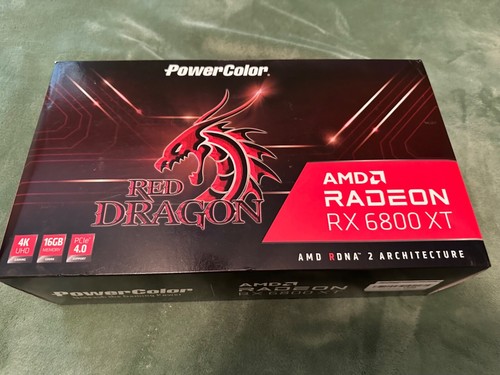 PowerColor Red Dragon AMD Radeon RX 6800 XT 3DHR OC 16GB GDDR6 Graphic ...