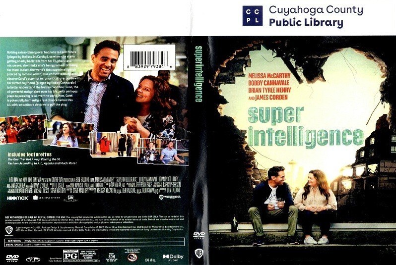 Superintelligence (DVD, 2020) - Melissa McCarthy, Bobby Cannavale, James Corden 883929793846 | eBay