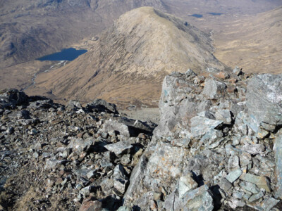 Photo 6x4 Shattered rock on Garbh-bheinn Druim Eadar Du00e0 Choire A ...