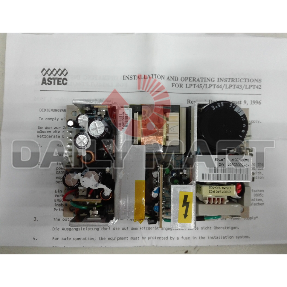 New In Box ASTEC LPT45 Switching Power Supply 5V/5A 15V/2.5A | eBay