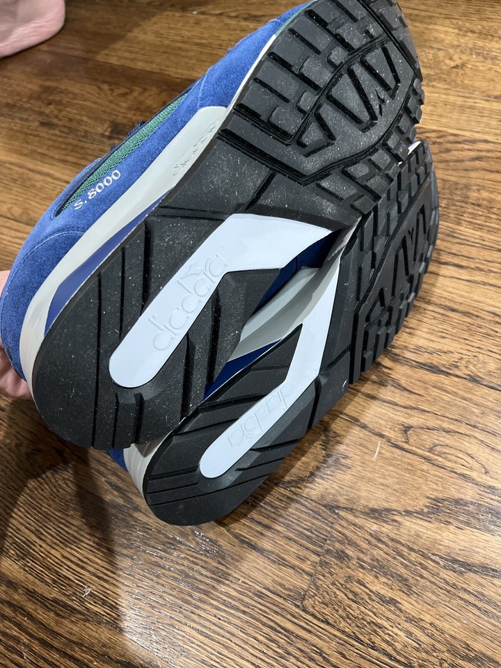 NWT Diadora S.8000 Lifestyle S8000 Blue Green Sneakers Shoes US Men's 9 ...