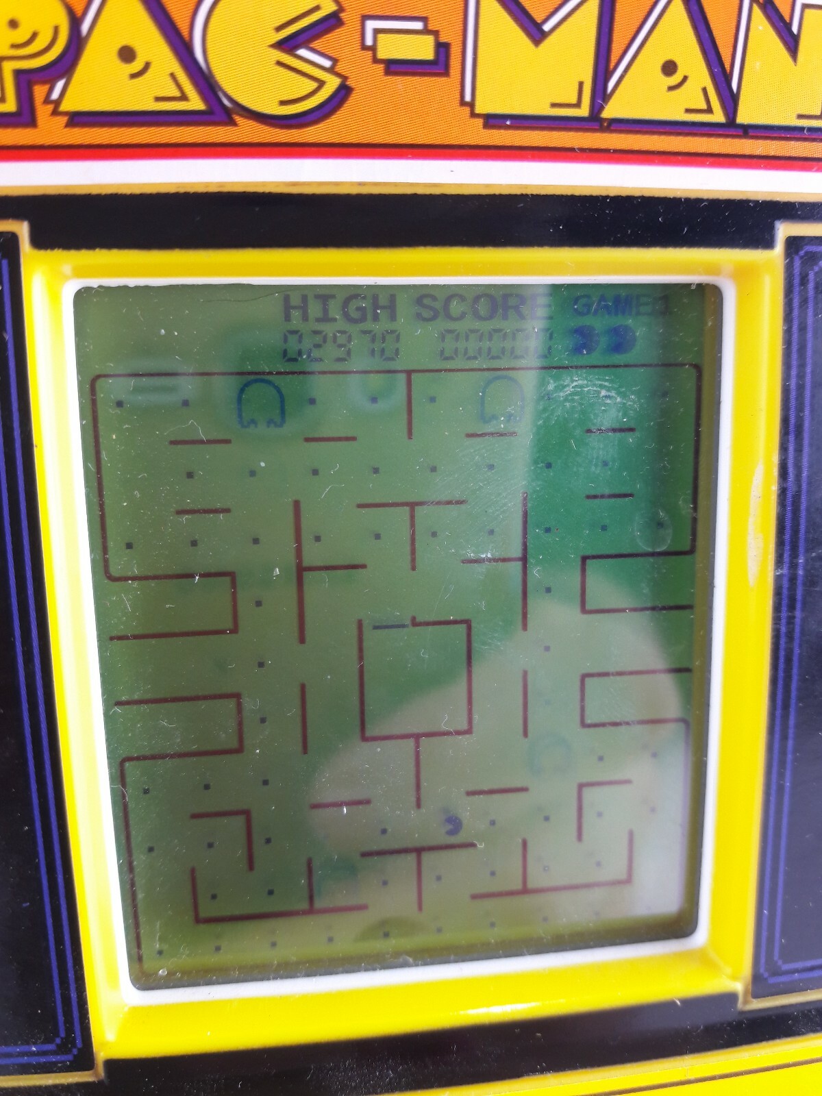 Pac-man Handheld Mini Arcade Retro Pacman Video Game Bandai Namco Toy ...