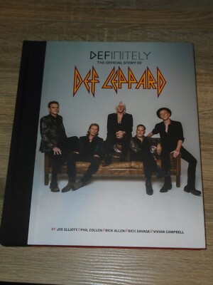DEFINITELY: THE OFFICIAL STORY OF DEF LEPPARD Hardback Book Pyromania ...