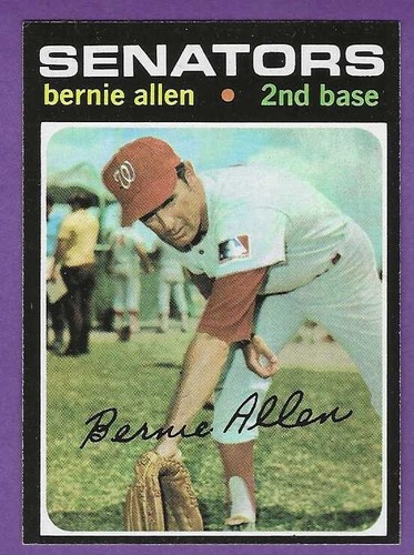 1971 Topps - #427 Bernie Allen - Washington Senators - ExMt+ | eBay