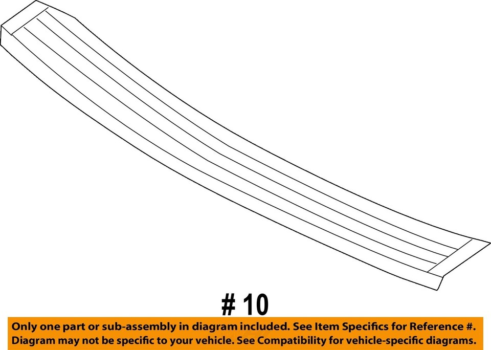 Dodge CHRYSLER OEM Rear Bumper-Step Pad Protector Guard Sill Plate ...