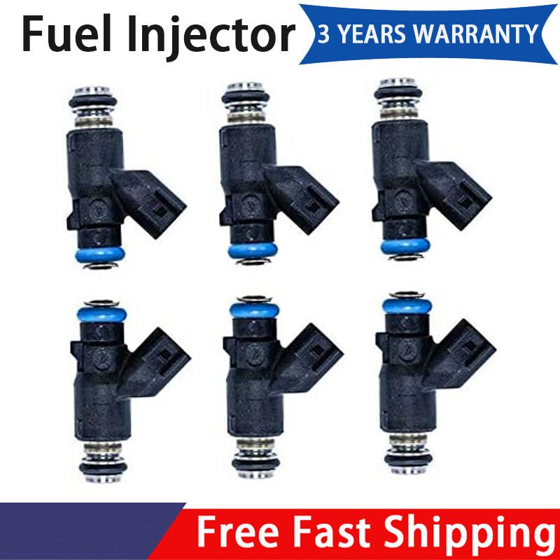 6PCS Fuel Injectors 353103C000 Fit For 2007-2011 Hyundai Azera 3.3L V6 ...