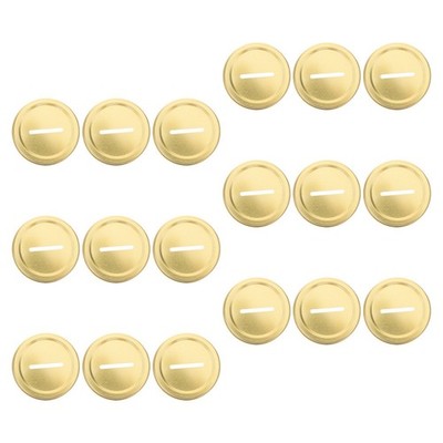 18pcs Regular Mouth Jar Lids with Money Slot - Small Piggy Bank Cover ...