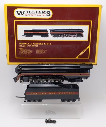 Williams 5601 O Gauge N&W BRASS 4-8-4 J Class Steam Engine and Tender ...