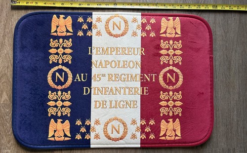 Napoleon Bonaparte Old Guard French Flag Wall Mount Entry Doormat ...