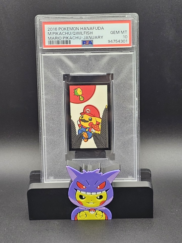Gengar Poncho Pikachu Card Slab Stand Pokemon BGS CGC PSA SGC | eBay
