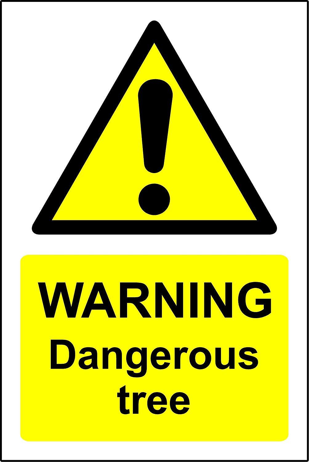 Warning dangerous tree Safety sign | eBay