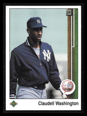 Claudell Washington 1989 Upper Deck #310 New York Yankees | eBay
