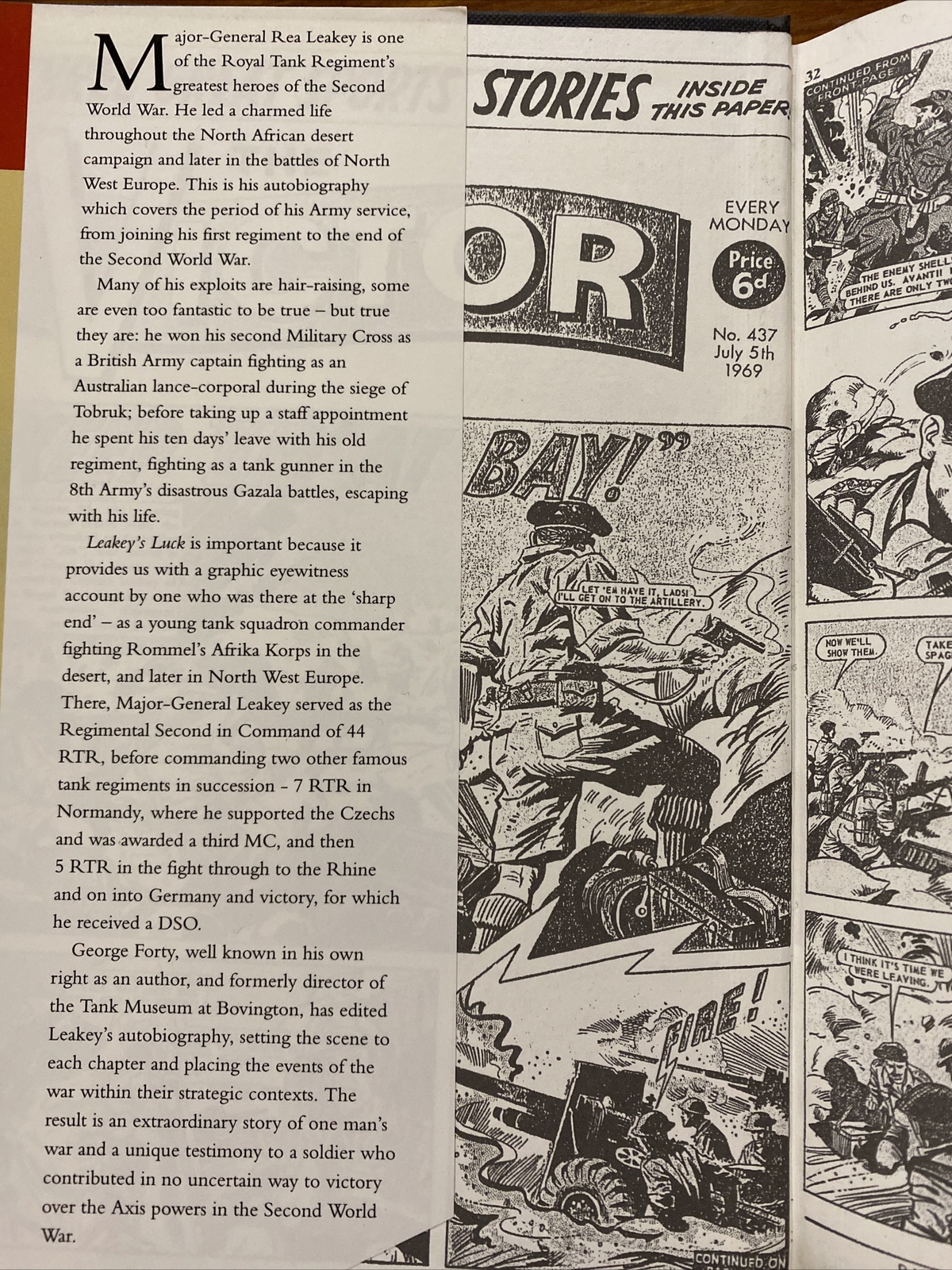 Leakey’s Luck A Tank Commander With Nine Lives By Rea Leakey & George ...