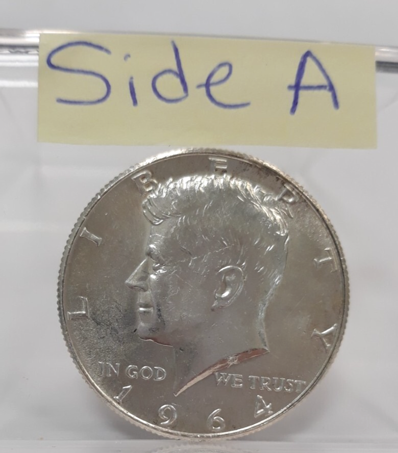 1964 DOUBLE HEADED JOHN F. KENNEDY SILVER HALF DOLLAR 50c (F) | eBay