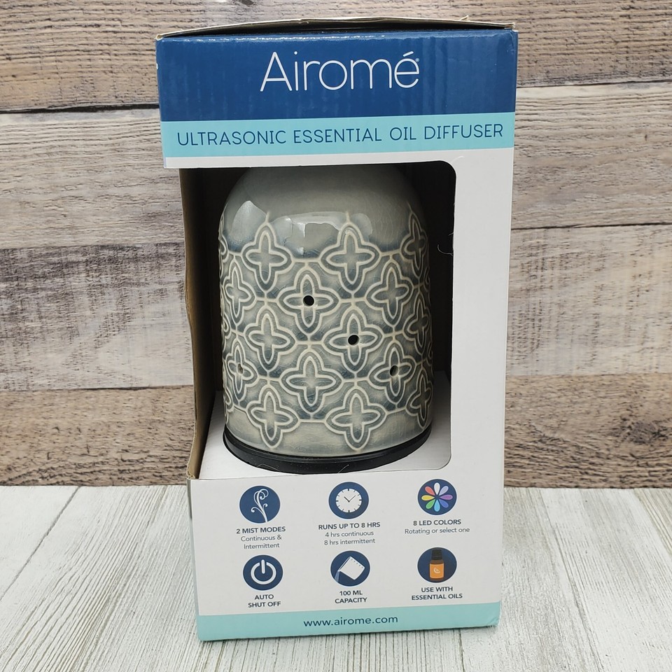 Airome Ultrasonic Essential Oil Diffuser Jasmine Air Freshner Scent ...