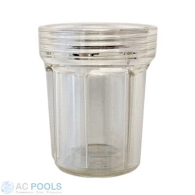 Arag / ProMinent Clear Nylon Bowl for Inline 15mm (½") Filter/Strainer ...