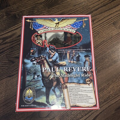 Brand New Paul Revere The Midnight Ride American Adventure Figure Play ...