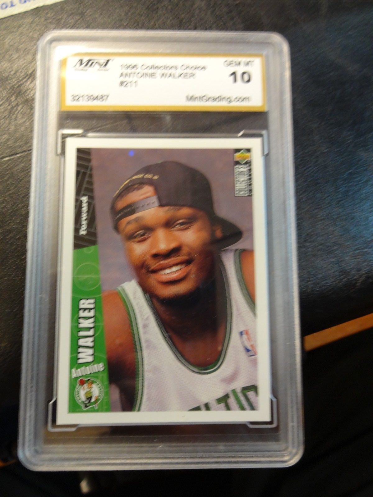 1996 Collectors Choice Antoine Walker Card #211 Mint Graded 10 32139487 ...